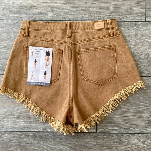 Simple Society | Shorts | Nwt Simple Society Super Highrise Fraid Him ...
